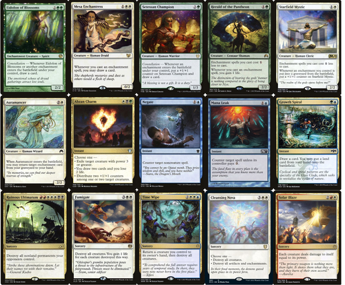 Commander Shrine Tribal Enchantment Deck - Jodah - 5 Color - EDH - MTG ...