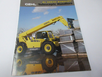 Gehl DL Series Dynalift Telescopic Handlers Forklift Brochure 12 page ...