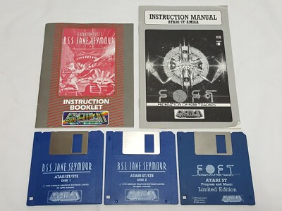 Federation Quest 1 BSS Jane Seymour + FOFT Atari ST Game bss jane ...