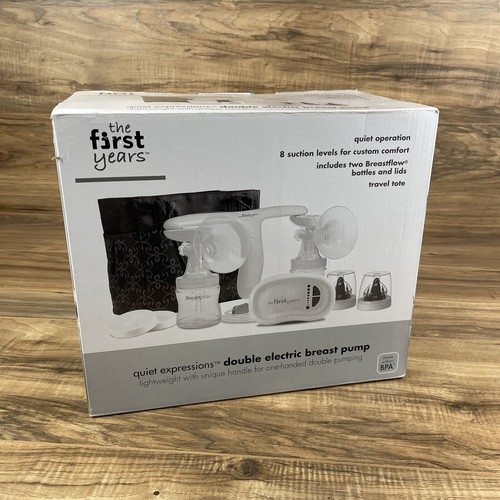 The First Years Quiet Expressions Double Electric Breast Pump BRAND NEW ...