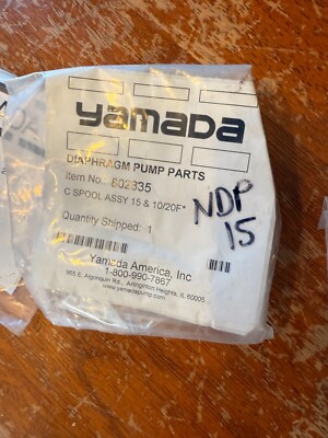 NEW OEM Yamada Double Air Diaphragm Pump C Spool NDP-15 & 10/20F ...