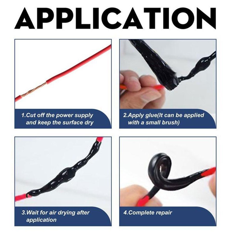 Liquid Insulating Waterproof Tape Electrical Cable Insulation Paste ...