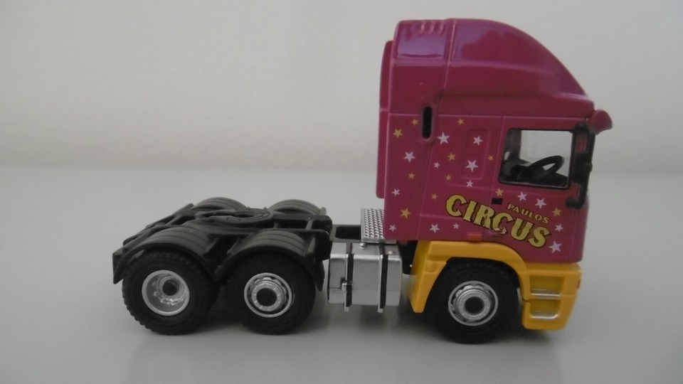 OXFORD SCALE 1.76 Model Truck ERF EC UNIT Paulos Circus | eBay UK