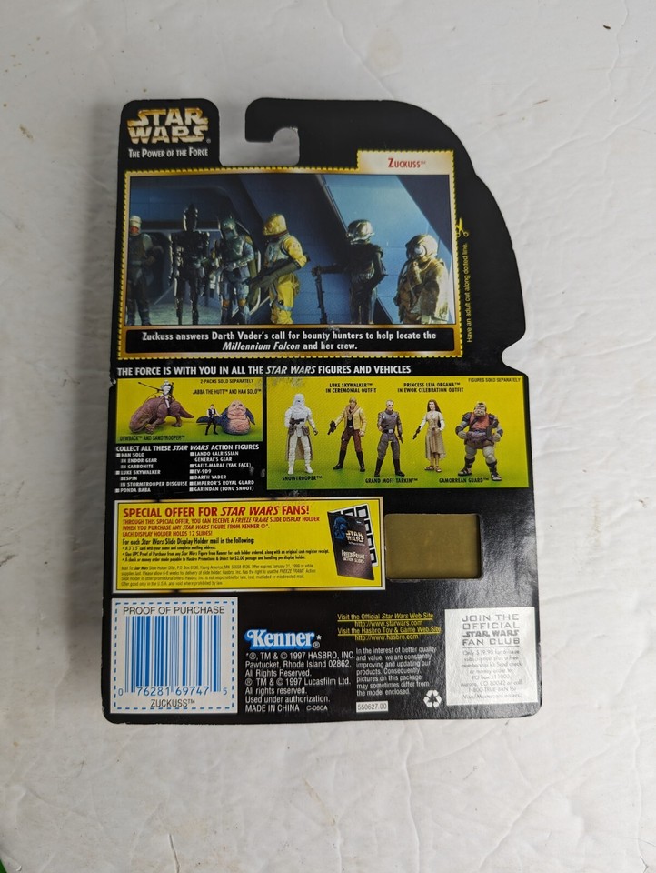 Star Wars POTF Zuckuss with Heavy Assault Blaster Rifle 1997 NEW | eBay