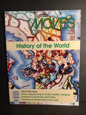 1994 DECISION GAMES - MOVES HISTORIC STRATEGY WAR BOARD GAME MAGAZINE ...