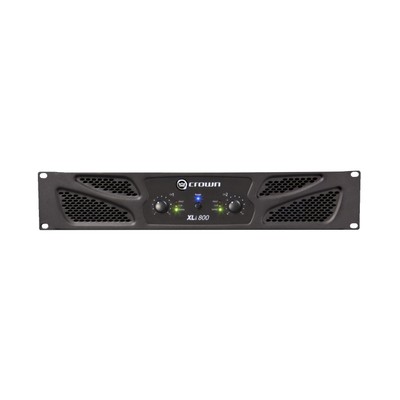 Crown XLi 800 Stereo 300 Watt Amp 4 Ohms 2U Rack Stereo Power Amplifier ...