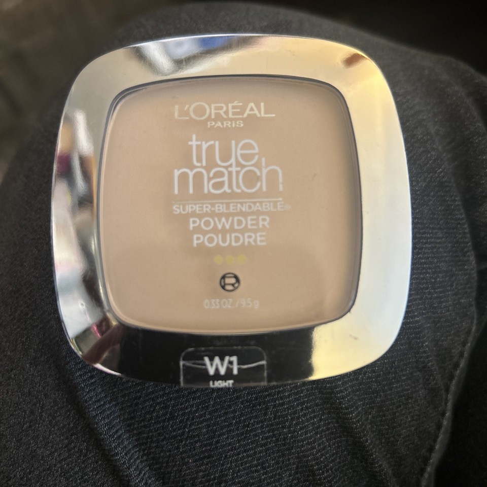 L'Oreal True Match Super Lendable Powder Light W1 New Manufactured Seal ...