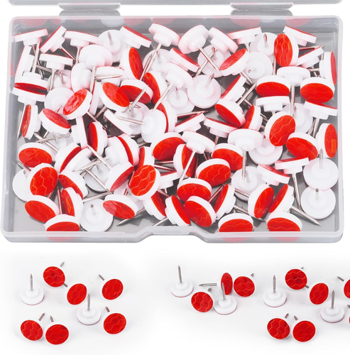 100Pcs Reflective Trail Tacks, Hunting Trail Markers Glow in the Dark ...