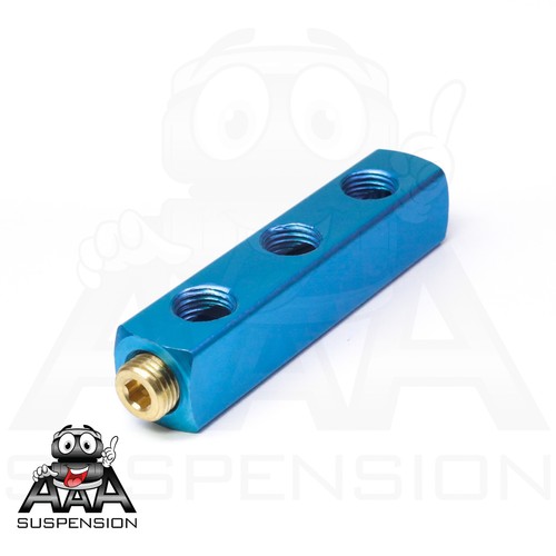 3 way alloy manifold junction box for air compressor and tank fittings ...