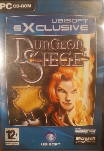DUNGEON SIEGE PC CD-ROM RARE UBISOFT EXCLUSIVE FANTASY CDROM COMPUTER ...