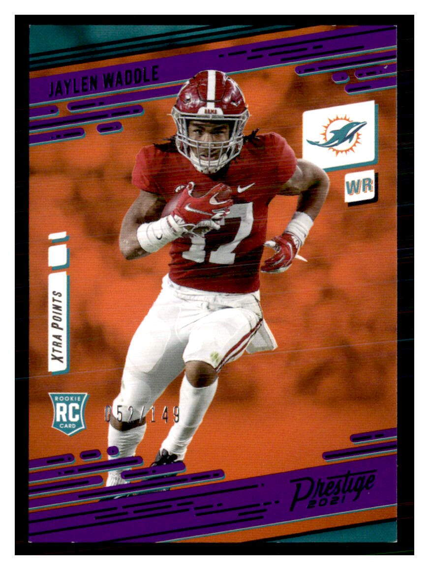 2021 Panini Prestige - Rookies Xtra Points Astral #213 Jaylen Waddle ...