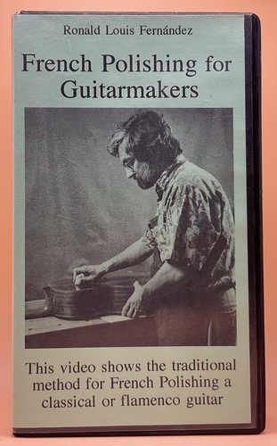 French Polishing for Guitarmakers VHS 1995 Clamshell w/ Inserts *Buy 2 ...