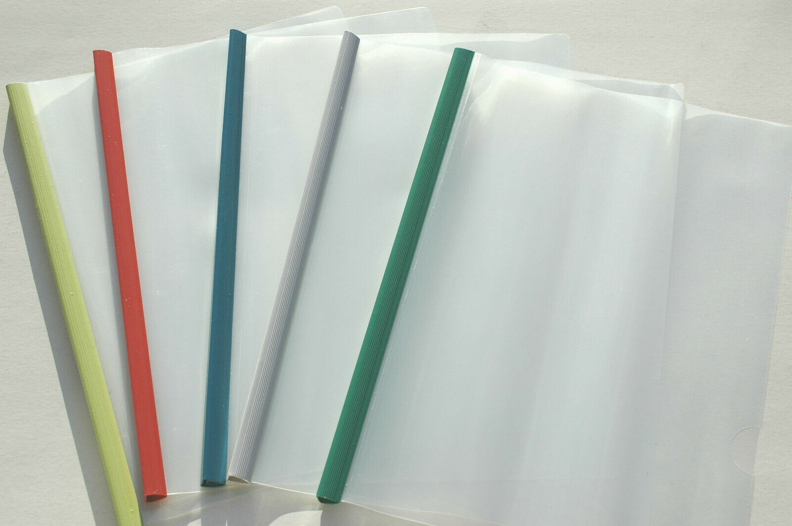 1 Pack of 5 x A4 Sliding Bar Binder File Presentation Folder Assorted ...