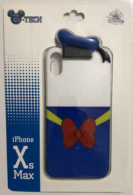 New Disney Parks D-Tech Donald Duck iPhone Xs Max Cell Phone Case *MIP ...
