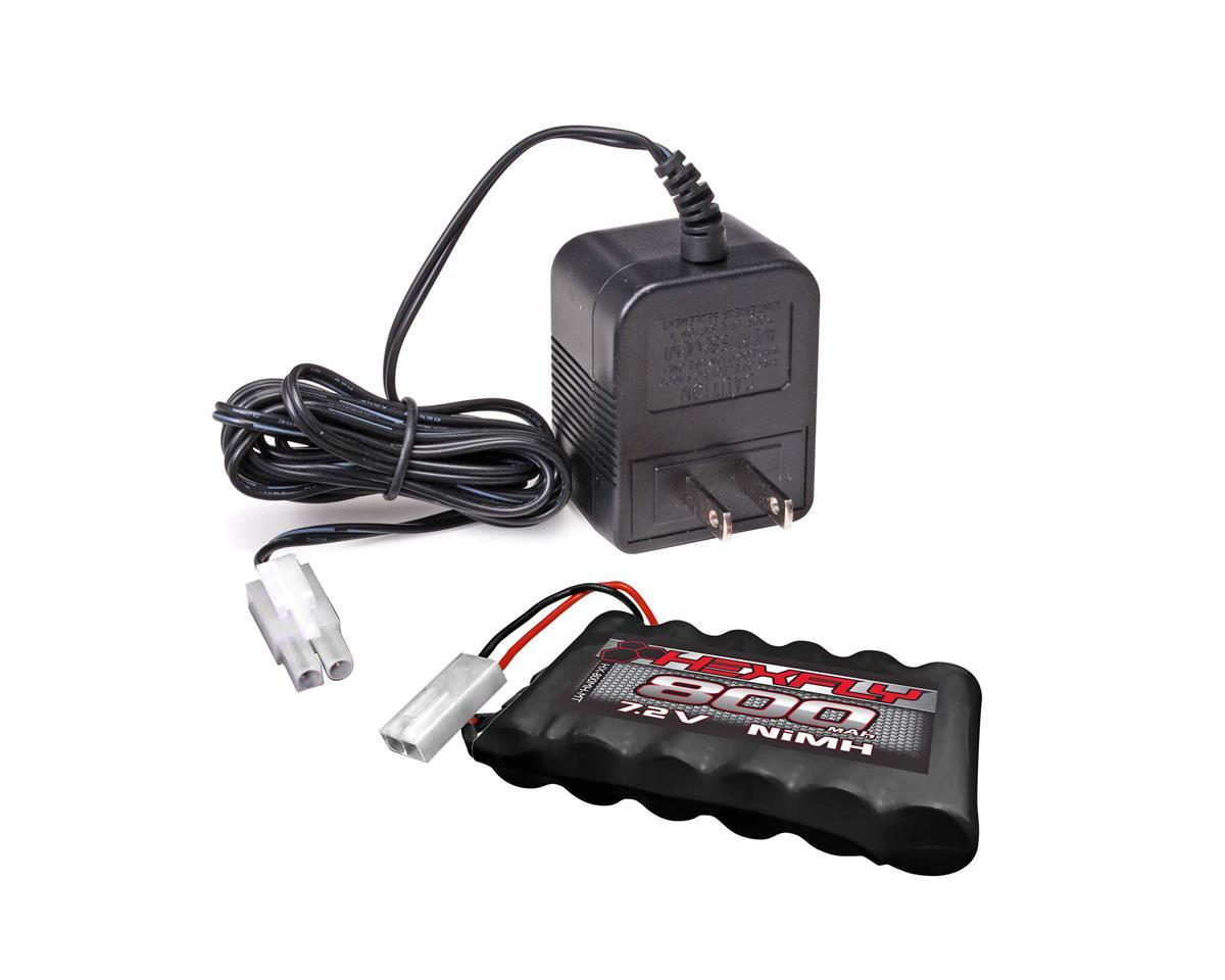 Redcat Racing Hexfly 7.2v 800mah NiMH Battery & Charger for Danchee for ...