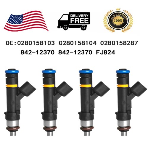 Set of4 fuel injector 0280158103 For 2006-2008 Mazda 6 2.3L I4 ...