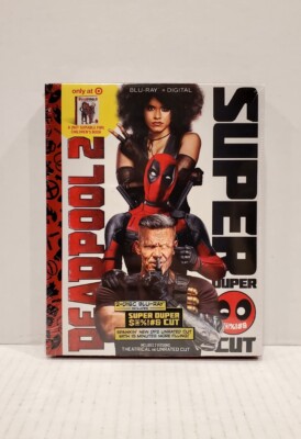Deadpool 2 Super Duper Cut Target Exclusive 2 disc Blu-ray + Digital ...