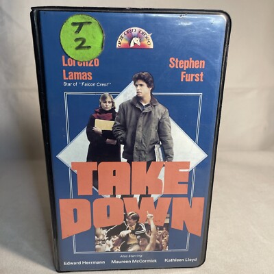 Very Good! TAKE DOWN 1979 VHS Unicorn Video Clamshell Rare Release ...