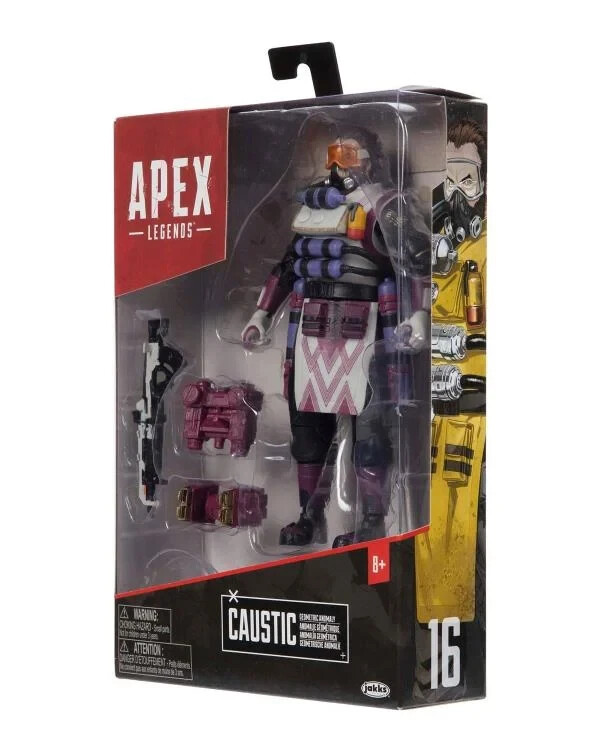 APEX Legends Series 6 Action Figure Set/3 - CAUSTIC 16, REVENANT 17 ...