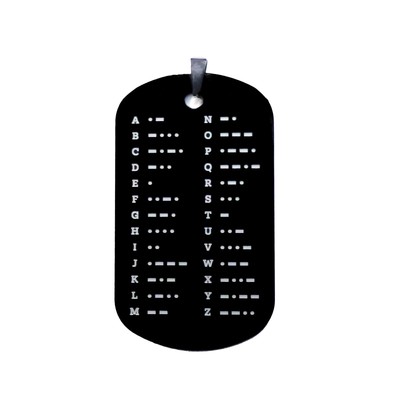 Morse Code Keychain Chart Ham Radio | eBay