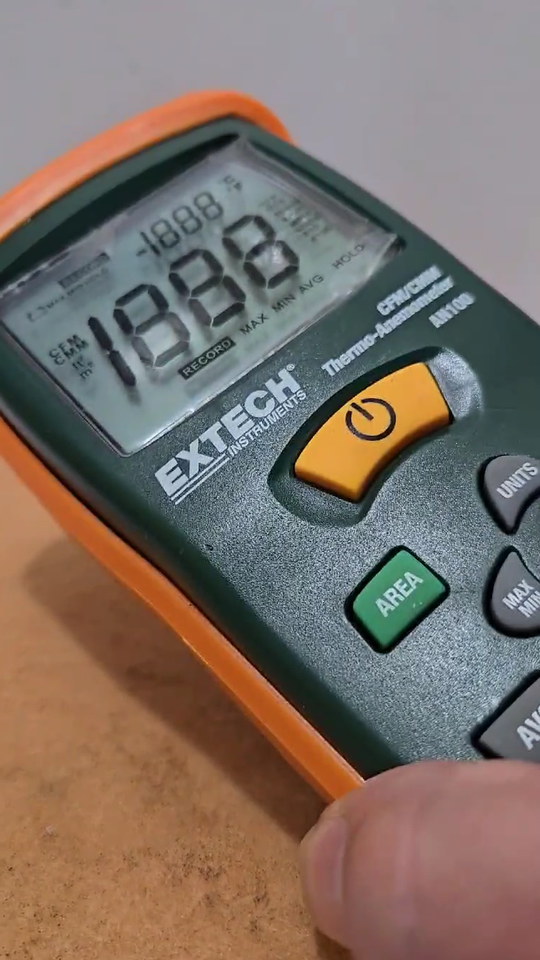 EXTECH AN100 Thermo-Anemometer | Airflow Meter | CFM/CMM | HVAC Tool ...