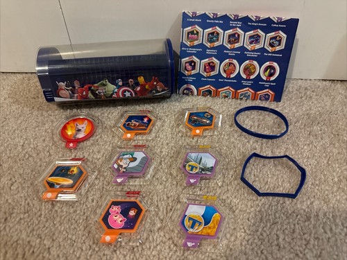 Disney Infinity Power Discs Marvel Avengers Capsule Storage Gravity ...