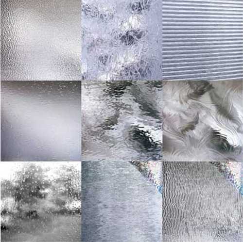 Oceanside Spectrum CLEAR TEXTURE Stained Glass Pack - (6) Sheets 12x12 ...