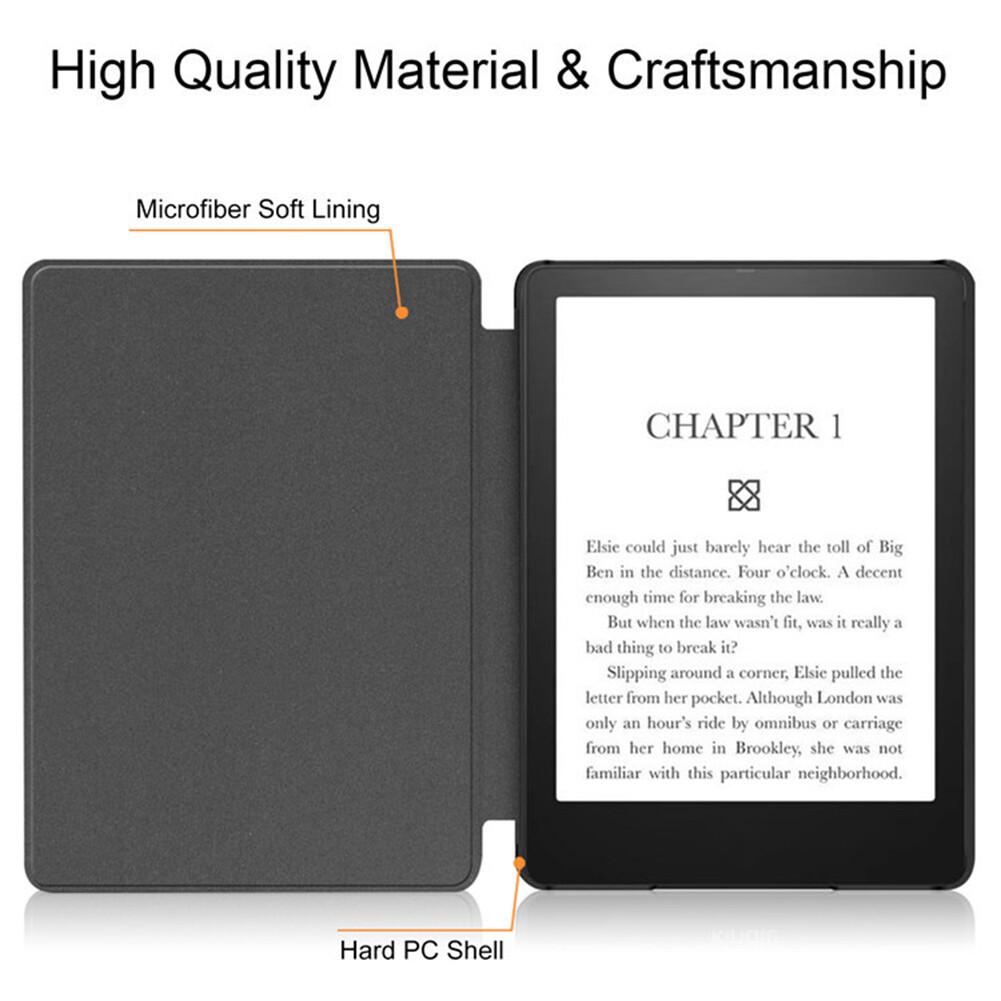 Lightweight PU Leather Cover Waterproof Folding Case All-new Kindle ...