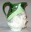 Sarreguemines French Majolica Puck Jester Toby Mug # 652 | eBay
