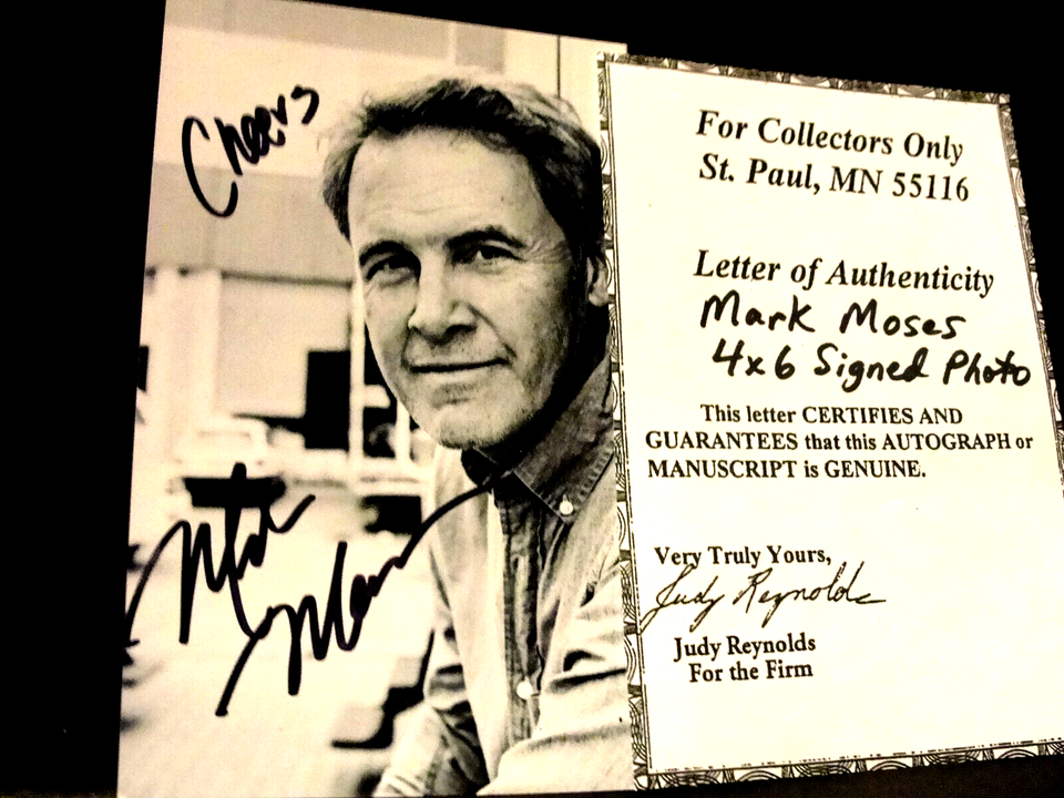 Mark Moses Signed Autograph 4x6 Photo w/COA-Madmen-Platoon-Star Trek ...