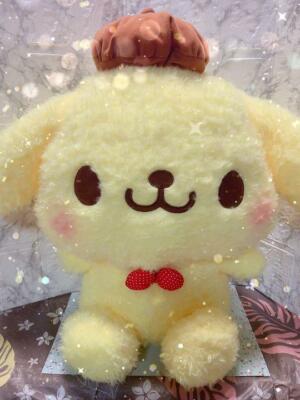 Pom Pom Purin Giga Jumbo Ribbon Plush Doll 45cm Sega Prize Sanrio Japan ...
