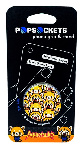 PopSockets Sanrio Aggretsuko Love Cute Red Panda Japan Anime Pop Socket ...