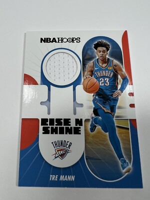 2021 Panini NBA Hoops Rise N Shine Memorabilia Patch Tre Mann #RS-TMN ...