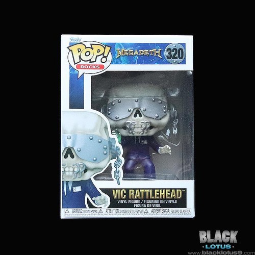 Funko Pop! Vic Rattlehead Megadeth Rust in Peace Mustaine IN STOCK ...