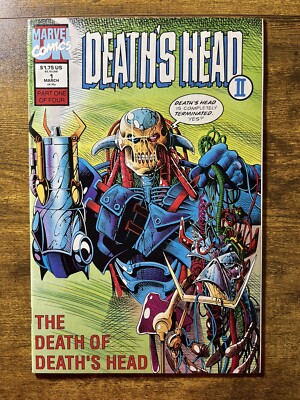 DEATH’S HEAD II #1 1ST APP MINION LIAM SHARP COVER MARVEL UK COMICS ...