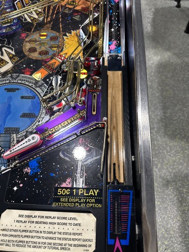 Stargate Pinball Machine Gottlieb 1995 LEDS Orange County Pinballs FREE ...