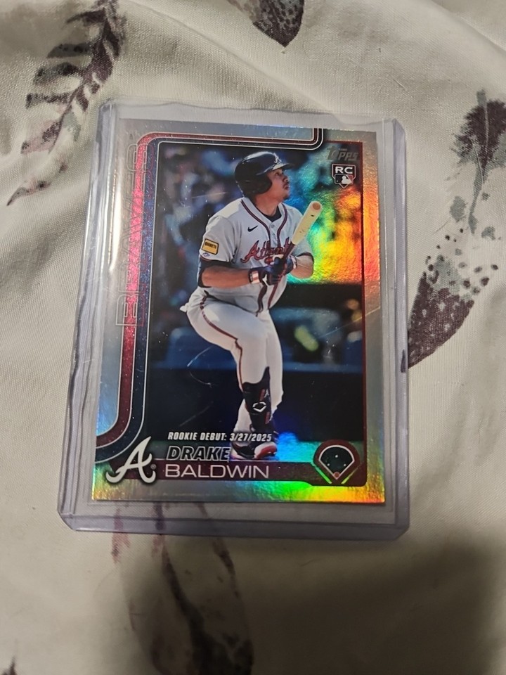 Drake Baldwin 2025 Topps Update #US113 Silver Crackle Foil Rookie | eBay
