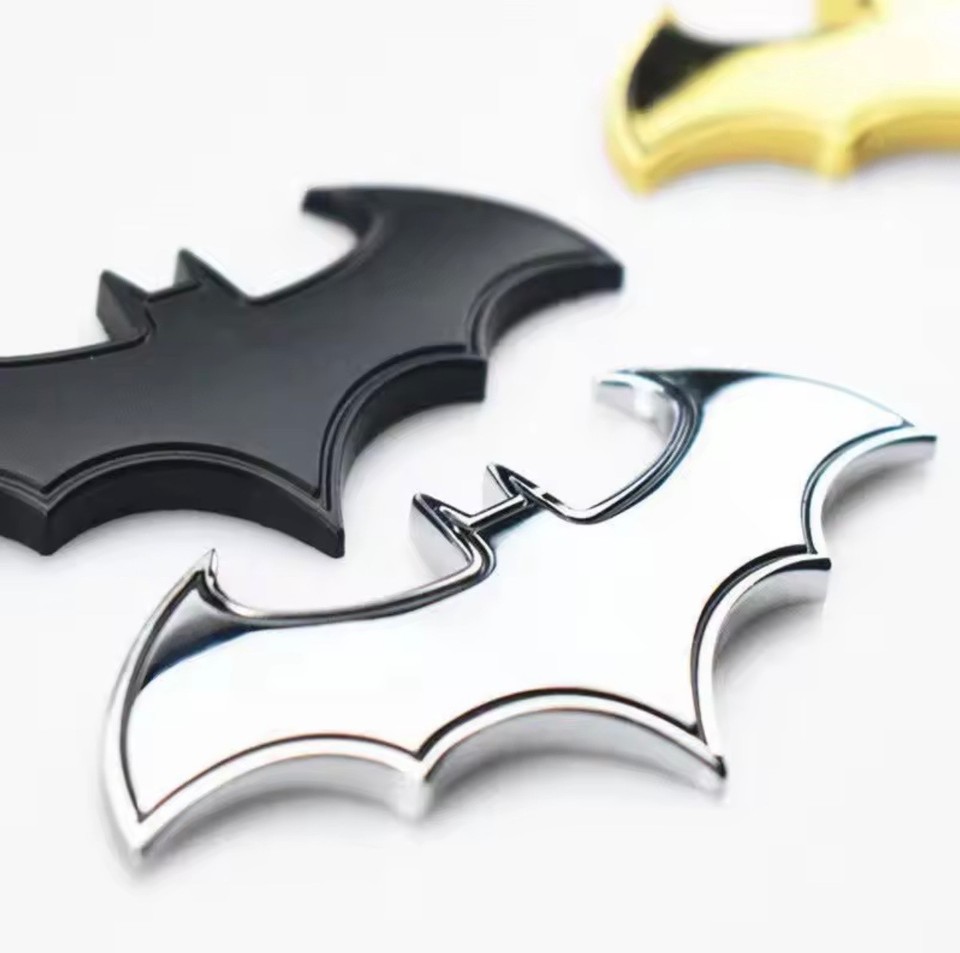 3D Metal Batman Dark Knight Batwing Sticker Decal Emblem Badge Auto Car ...