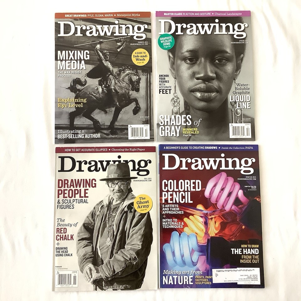 DRAWING MAGAZINE, AMERICAN ARTIST DRAWING Lot of 14 From 2000-2015 | eBay