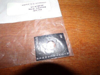 Bell Helicopter Night Scanner Decal 407-805-123 | eBay