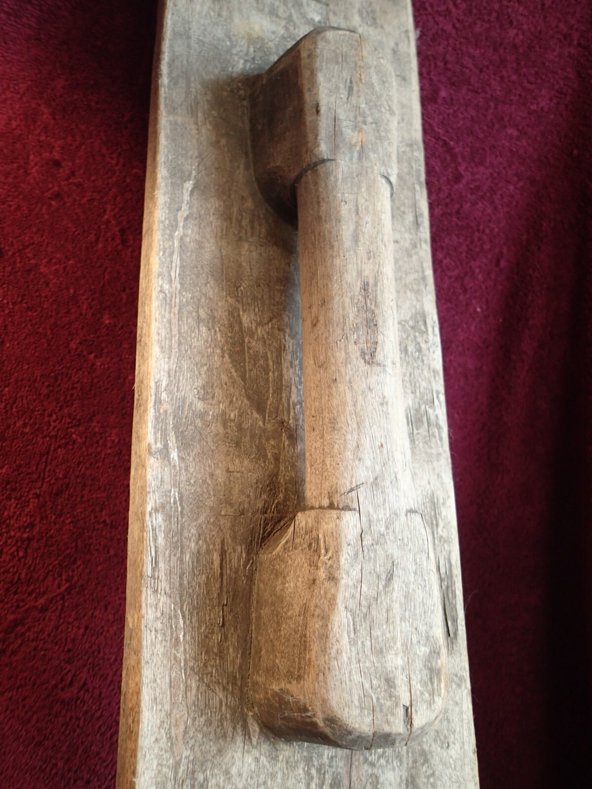 ANTIQUE dated 1846 ONE-PIECE-OF-WOOD MANGLE BOARD FOLK ART SWEDEN ...