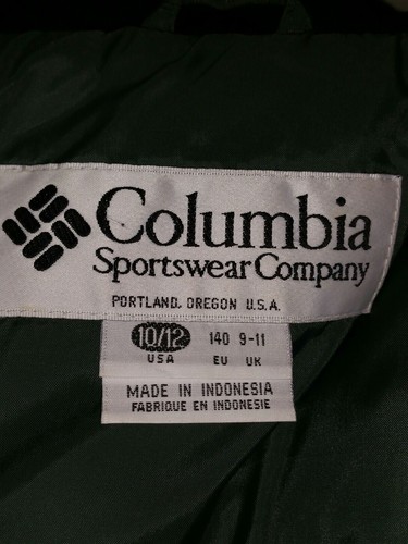 Columbia Sportswear Men's Tectonite Puffy Nylon Zip Up Jacket Size 10/ ...