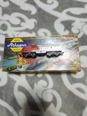 TRIX N Gauge: EMD F Diesel Locomotive Santa Fe #510. WESTERN GERMANY ...