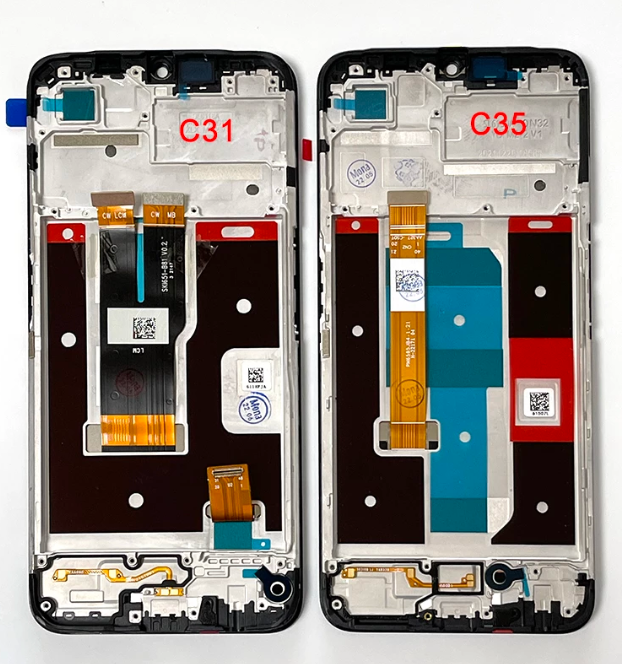 LCD Display Screen Touch Assembly For Realme C31 RMX3501 Realme C35 ...
