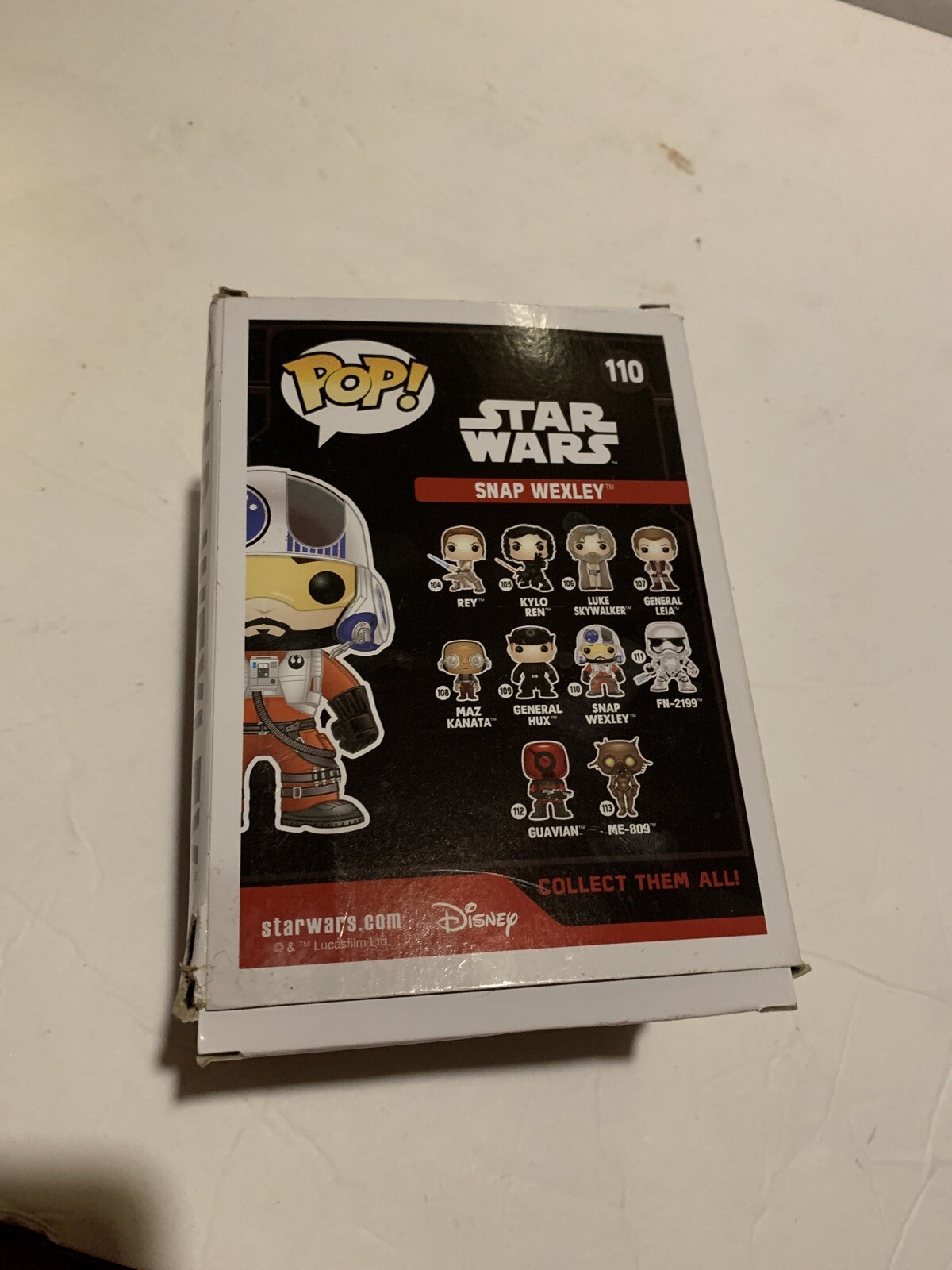 Funko Pop! Star Wars: Force Awakens - Snap Wexley Vinyl Figure New W ...
