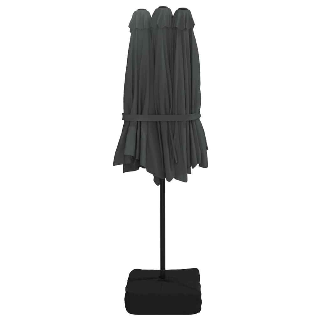 Double-Head Parasol Anthracite 449X245 Cm | eBay