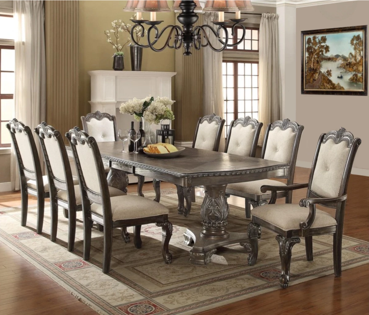 Dining Table Set Traditional