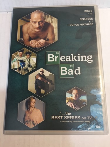 Breaking Bad Discs 1 &2 Episodes 1-7 DVD Ships Free Same Day with ...
