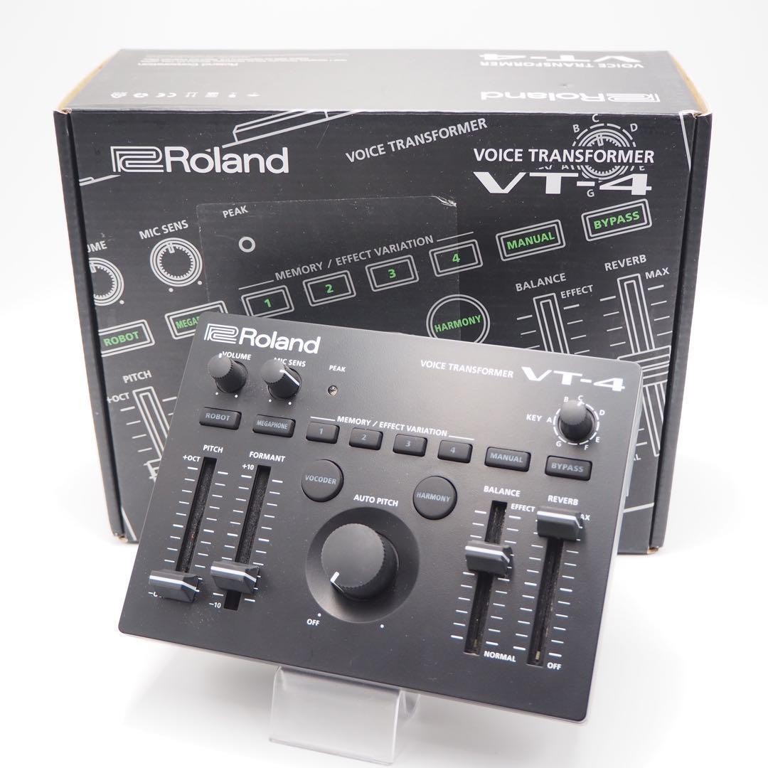 Roland VT-4 Voice Transformer Black w/Box Manual USB Cable Roland VT-4 Voice Transformer Black w/Box Manual USB Cable