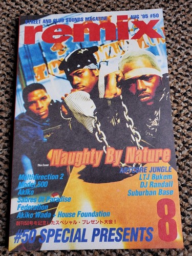 Naughty By Nature Remix Magazine Japan 1995 Lords of the Underground ...